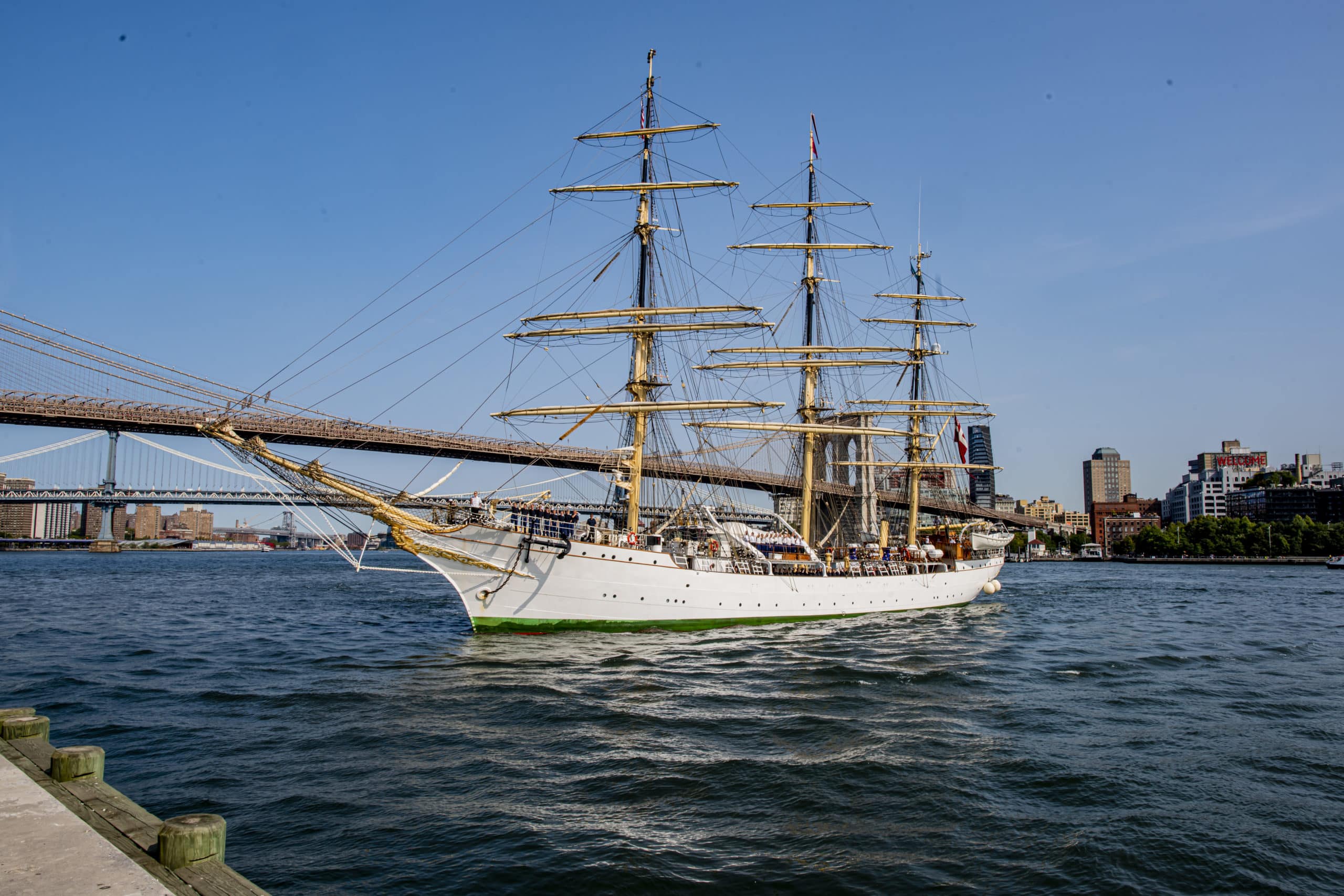 Onboard Tall Ship Danmark The Seaport